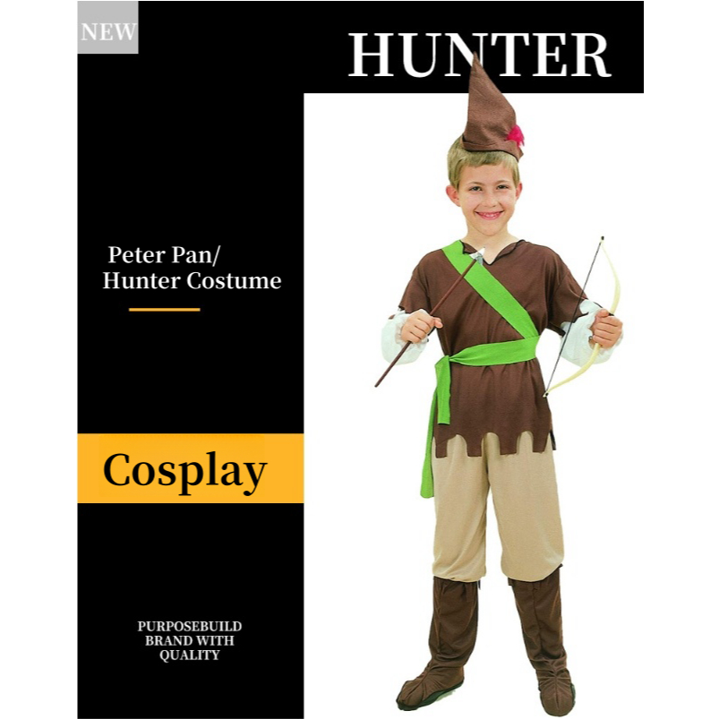 Peter Pan Costume For Kids Boy Elf Cosplay Costume For Kids Boy ...