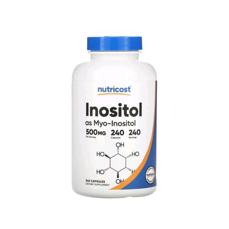 Nutricost Inositol, 500 mg, 240 Capsules | Shopee Malaysia