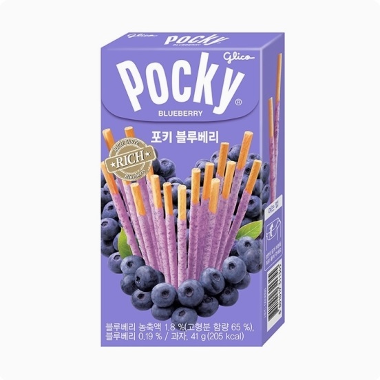HAITAI Pocky Blueberry Flavor 41g | Shopee Malaysia