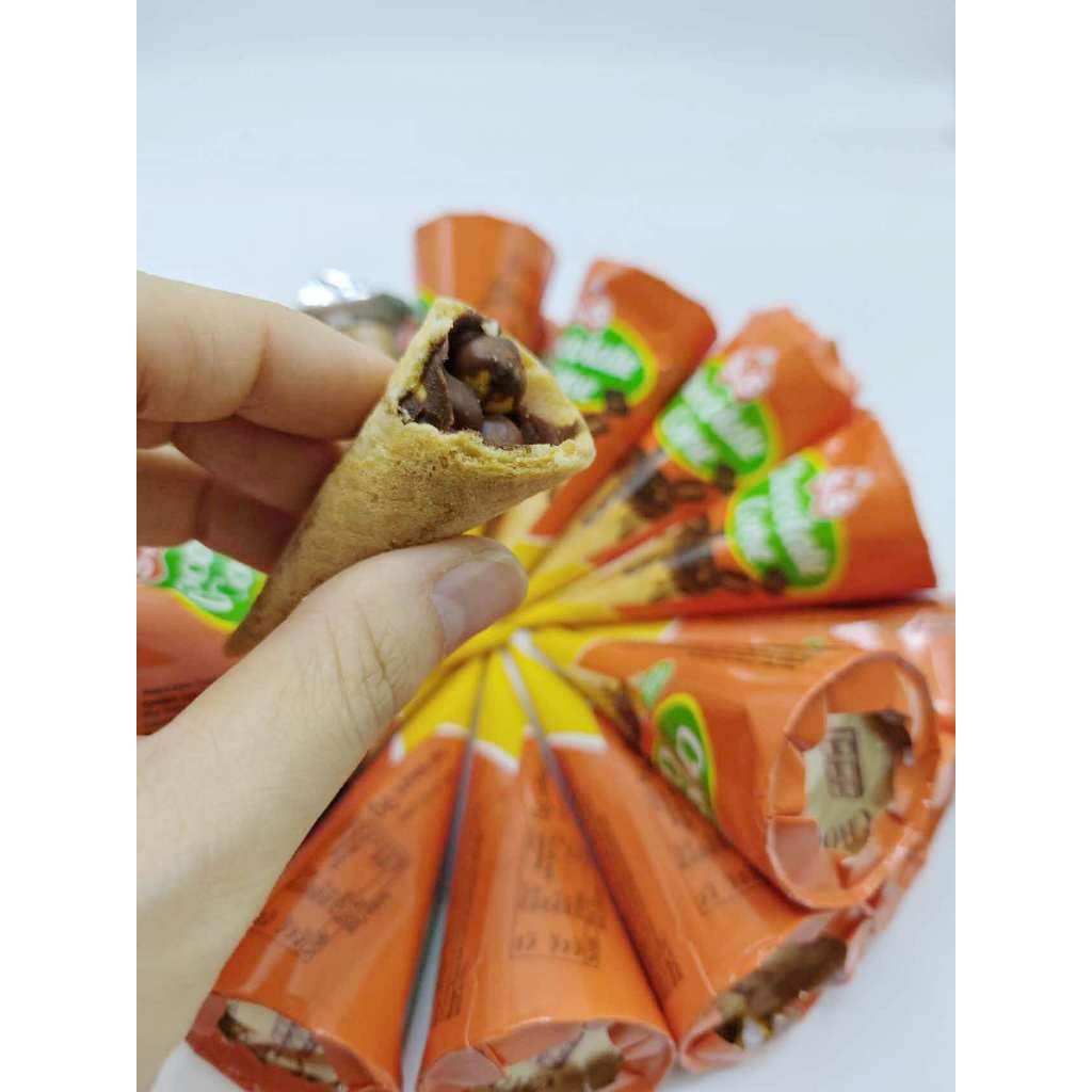 Chocolate Cone Snack Dessert Flavor h.a.n.s.l.a.n.d (9gx30pcs) | Shopee ...