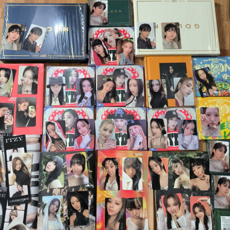 Kpop Albums with Official Photocards Jungkook Twice Itzy Red Velvet Ive ...