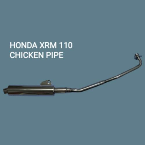 HONDA XRM 110 CHICKEN PIPE - MUFFLER - STAINLESS | Shopee Malaysia