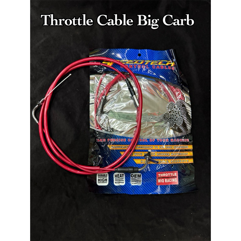 SPEEDTECH FAITO THROTTLE CABLE RACING BIG CARB MIO SPORTY 75cm | Shopee ...