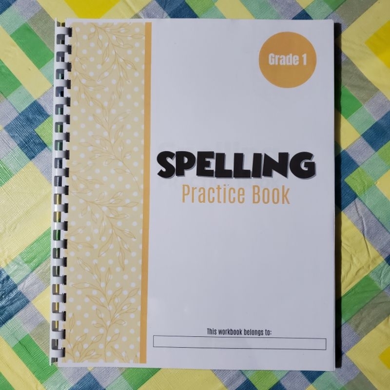 Grade 1 SPELLING Practice Book |Workbook| Activity Pages| 120 pages ...