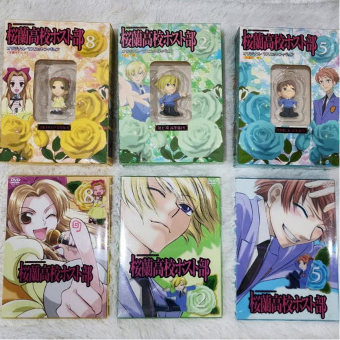 Ouran High School Host Club Anime Character DVD and Mini Figure Set ...