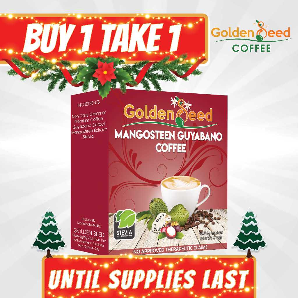 Golden Seed Mangosteen Guyabano Coffee | Shopee Malaysia
