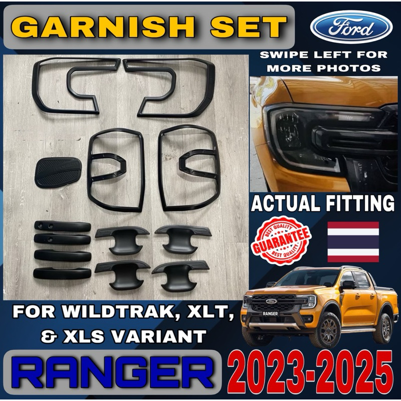 Ford Ranger 2023-2025 Garnish set | Shopee Malaysia