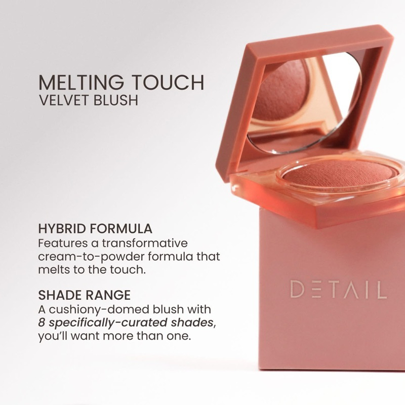 Detail Cosmetics Melting Touch Velvet Blush | Shopee Malaysia