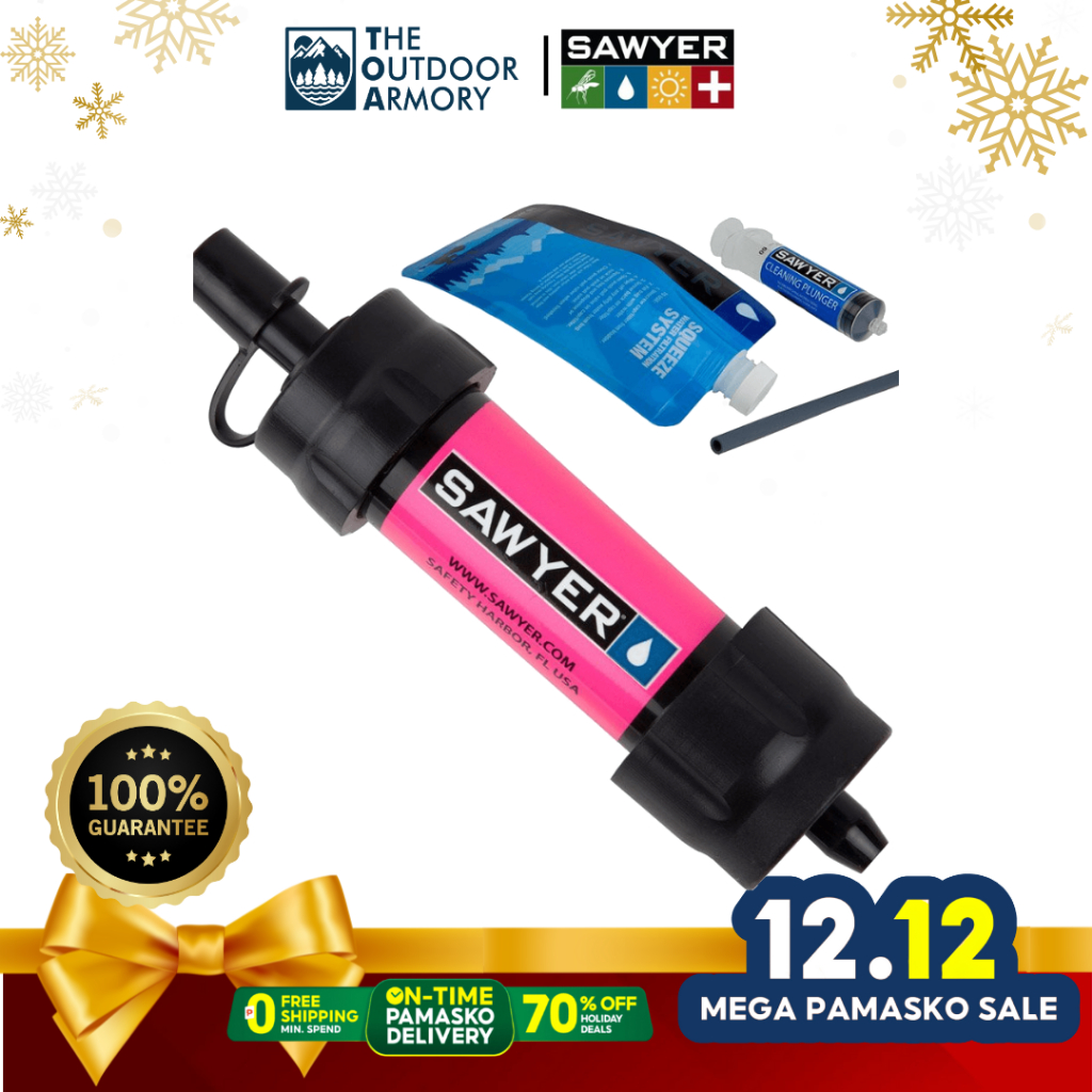 Sawyer Mini Water Filter - Pink - 2024 Edition | Shopee Malaysia
