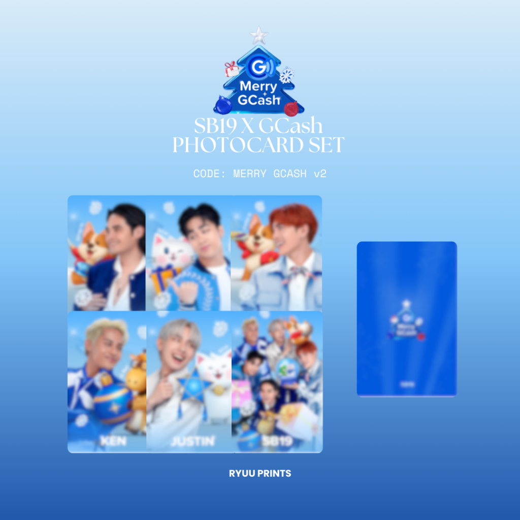 [9pcs] SB19 Endorsements McDo McDonald's Merry Gcash Photocards Fanmade ...