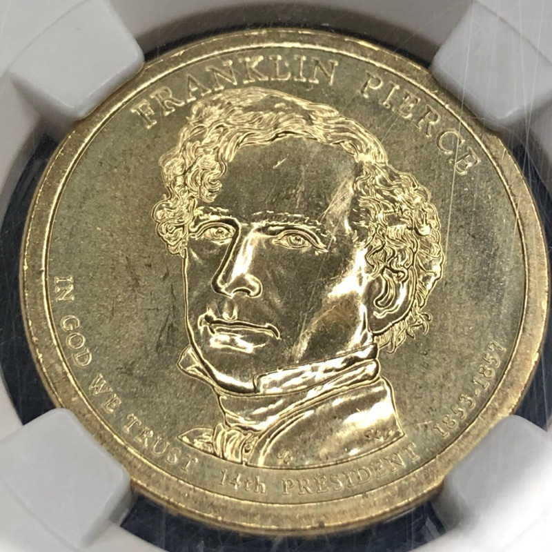 Copper Coin • US 1D Franklin Pierce • Authenticated (B-UNC) | Shopee ...