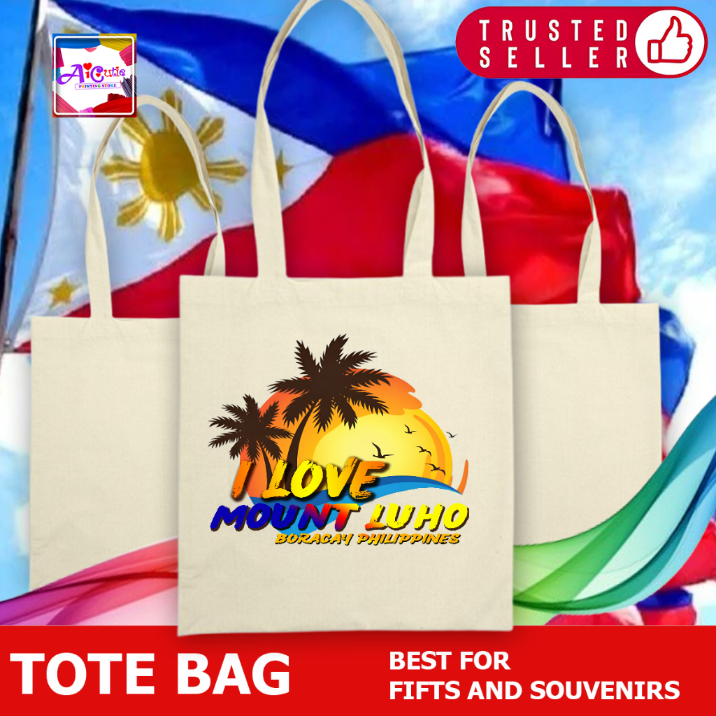 I LOVE MOUNT LUHO BORACAY PHILIPPINES TOTE BAG DESIGN BEST FOR AND ...