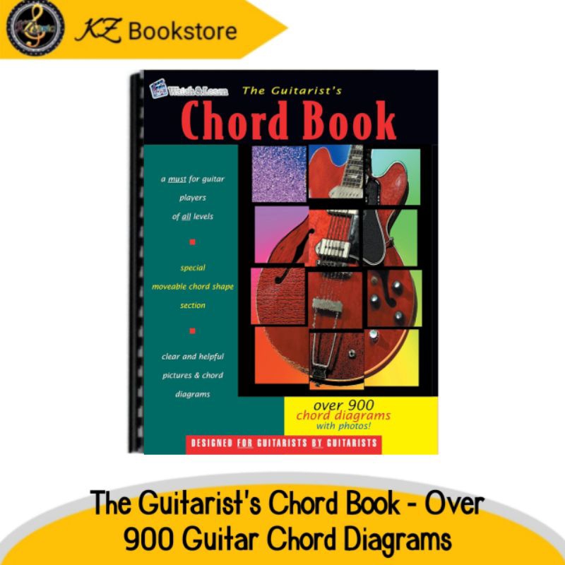 The Guitarist's Chord Book - Over 900 Guitar Chord Diagrams | Shopee ...