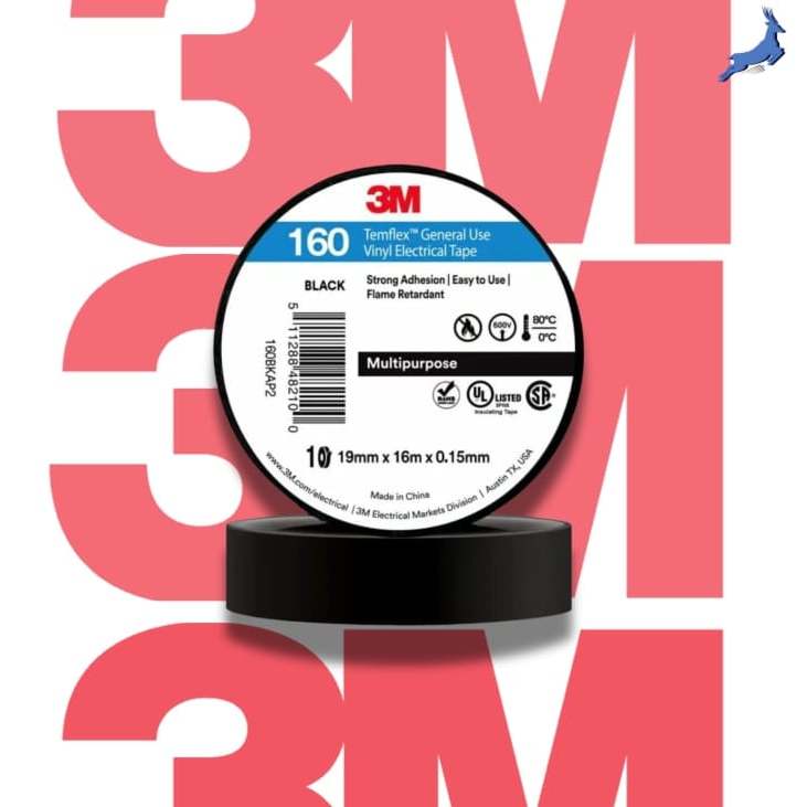 3M 160 VINYL ELECTRICAL TAPE 16M | Shopee Malaysia