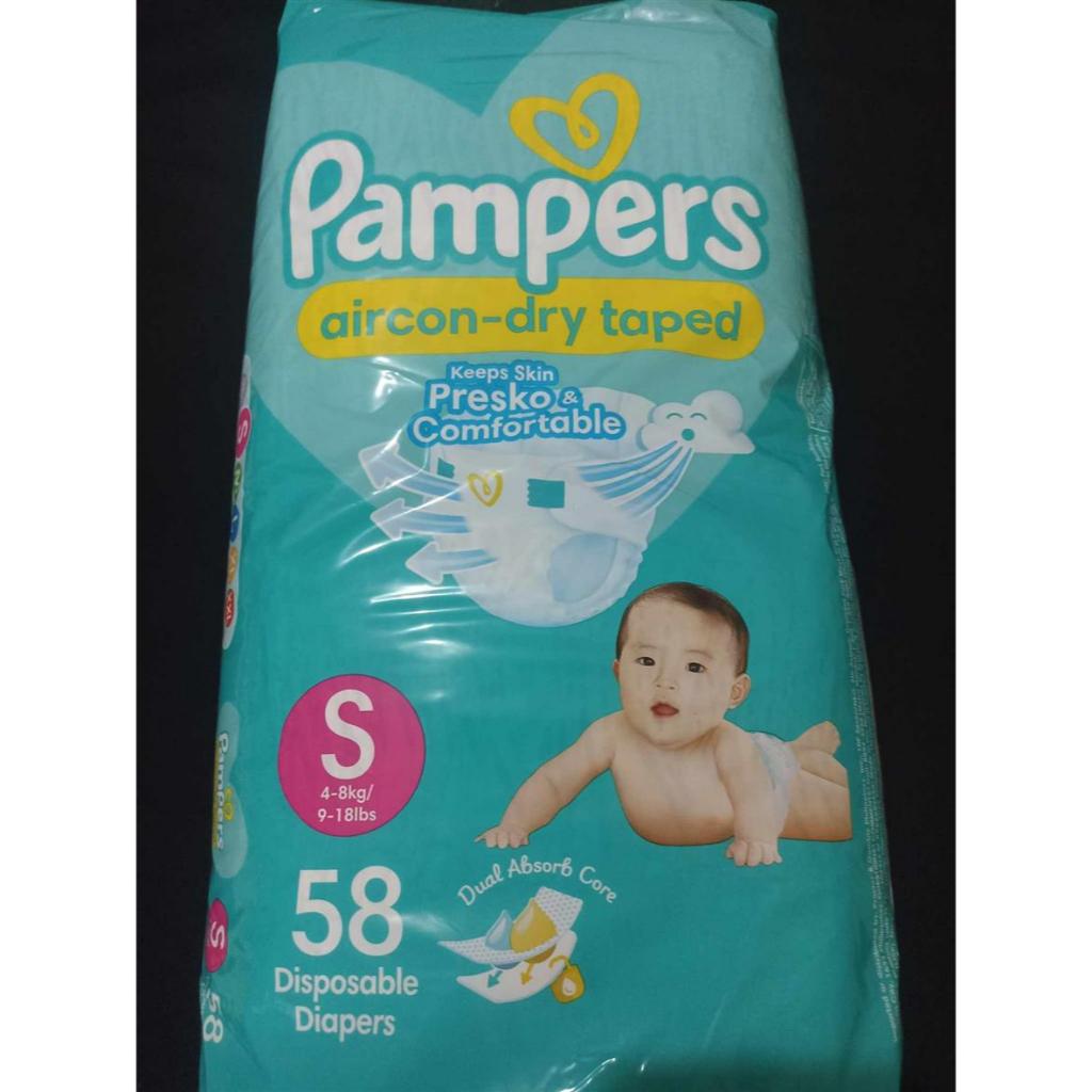 Pampers Small Aircond-Dry-Taped Diaper 58pcs/116pcs (Choose Variation ...
