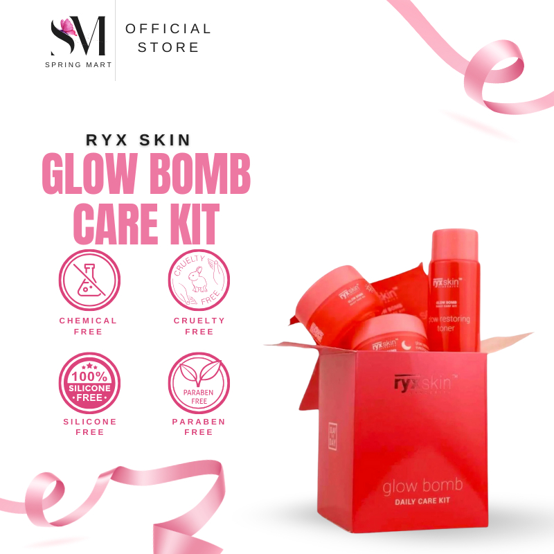 Ryx Skin Glow Bomb Daily Care Kit (Ryx Clear Bomb Exfoliating Kit, OG ...
