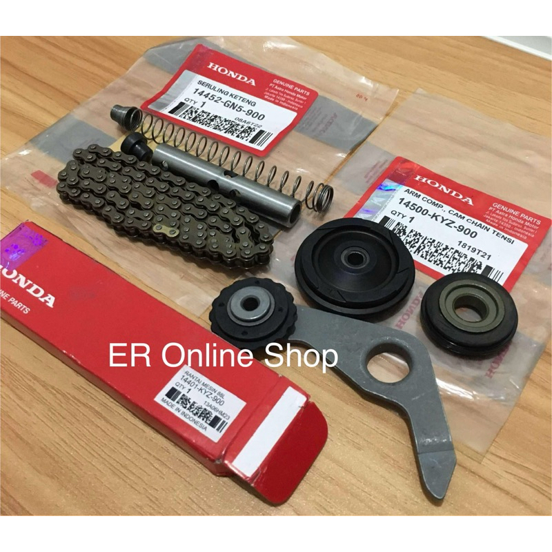 HONDA XRM125 Fi/RS125 Fi ROLLER GUIDE, TIMING CHAIN, TENSIONER | Shopee ...