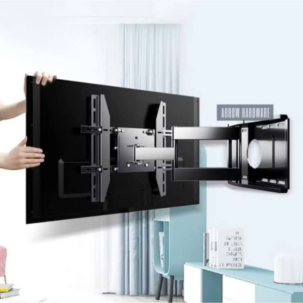 302W Full Motion TV Wall Mount Flat Screen Folding TV Bracket ...