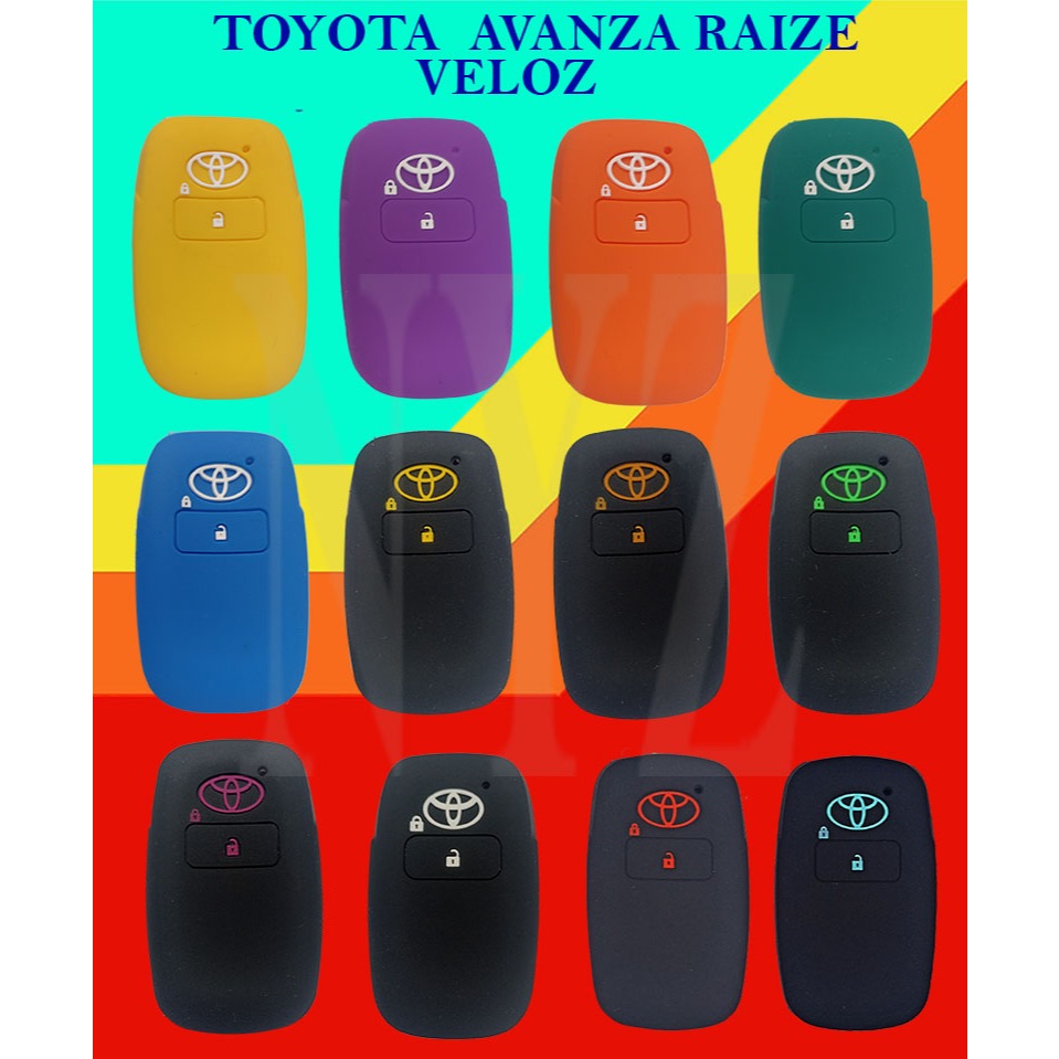 TOYOTA Rush / Raize / Avanza / Veloz Silicone Key Cover - 2 buttons ...