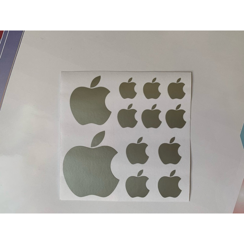 Apple Vinyl Waterproof Sticker Set - 12 pcs | Shopee Malaysia