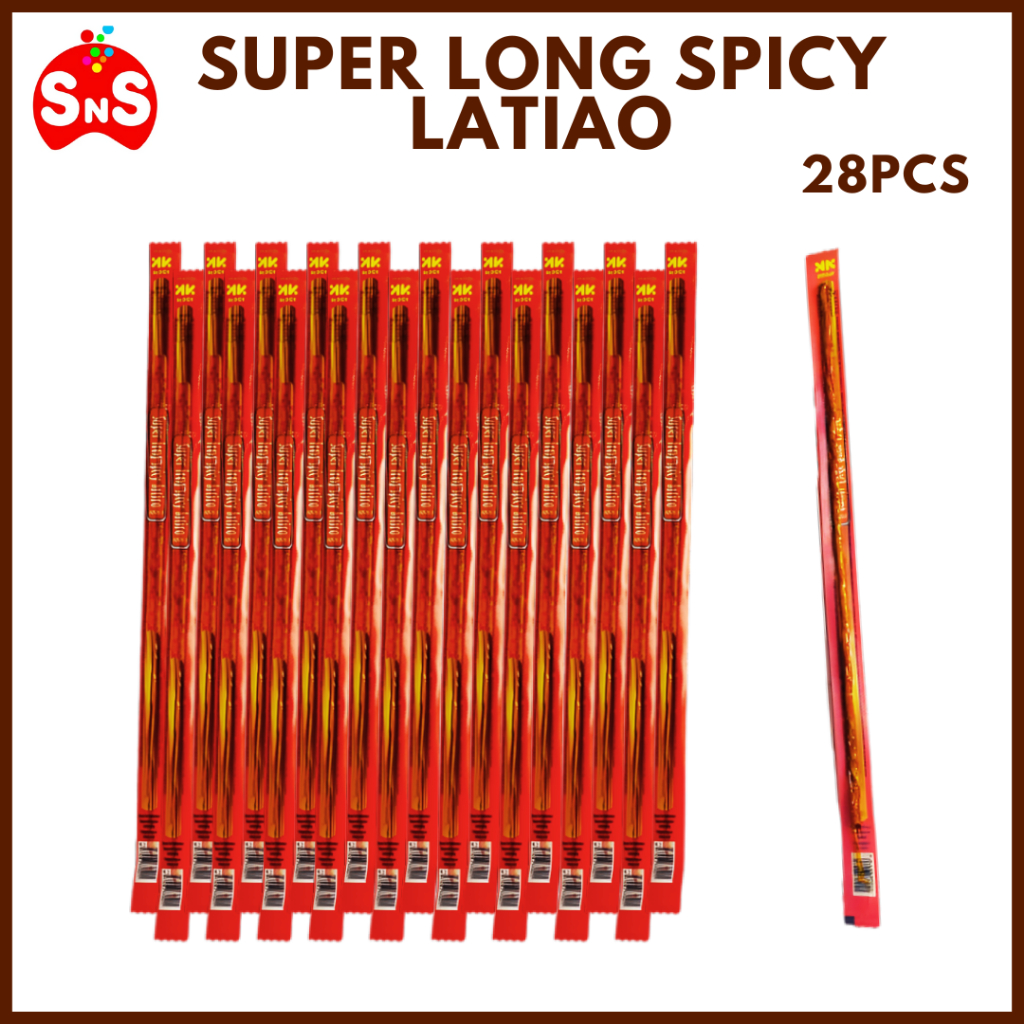 28 Pieces Super Long Spicy Latiao A Fiery Taste Chewy Juicy Savory And ...