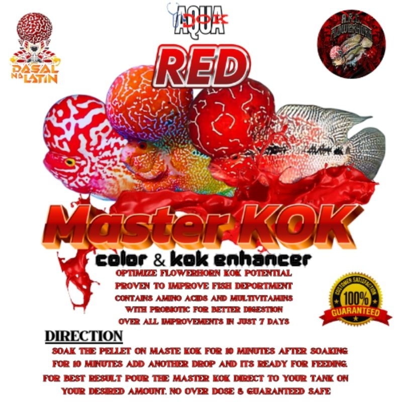 Aquadok Master Kok Color and kok enhancer 120ml | Shopee Malaysia