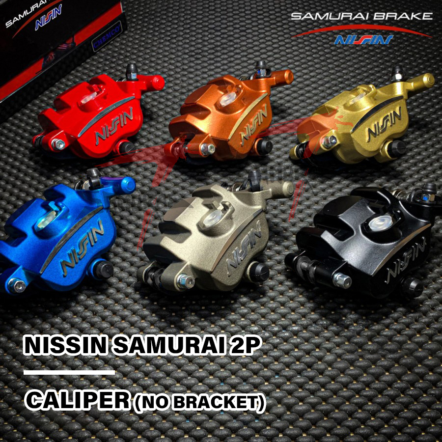 NISSIN Racing Universal right Nissin Samurai 2 Piston Caliper For All ...