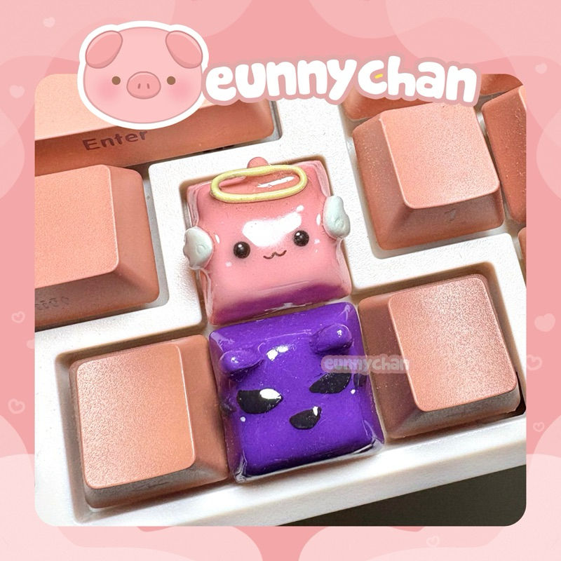 Ragnarok RO Angeling Deviling Handmade Artisan Keycap | Shopee Malaysia