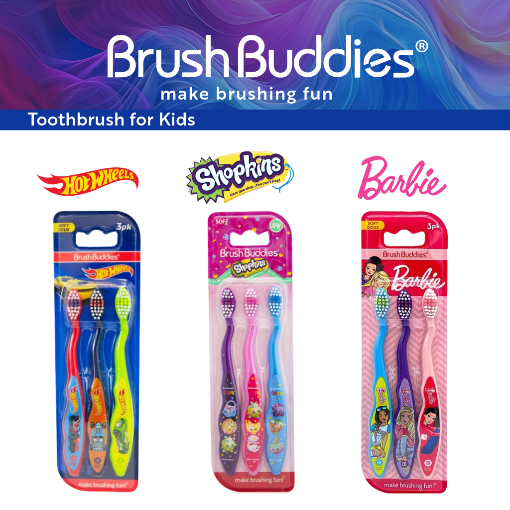Brush buddies Toothbrush 3pk Soft for kids | Shopee Malaysia