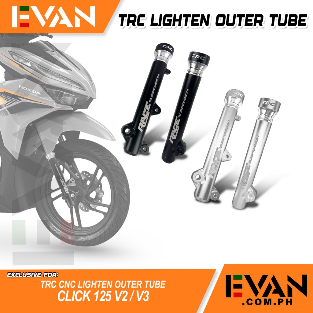 EVAN COM TRC CNC LIGHTEN OUTER TUBE FOR CLICK 125 V2/V3 MOTORCYCLE ...