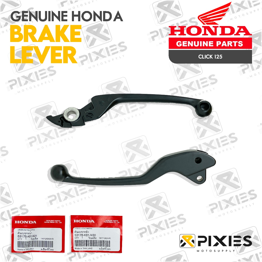HONDA LEFT BRAKE LEVER 53178K81N30 FOR CLICK 125 / CLICK 150 V2 GAME ...