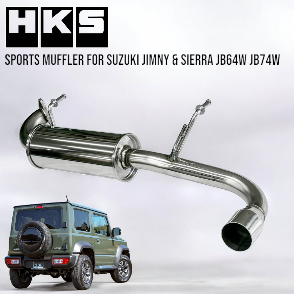 HKS Sports Muffler for Suzuki Jimny & Sierra JB64W JB74W 31013-AS017 | Shopee Malaysia