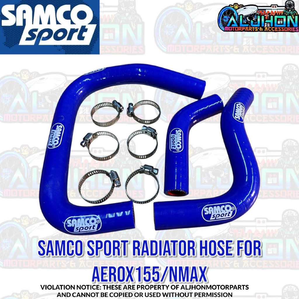 SAMCO RADIATOR HOSE NMAX AEROX (BLUE) | Shopee Malaysia