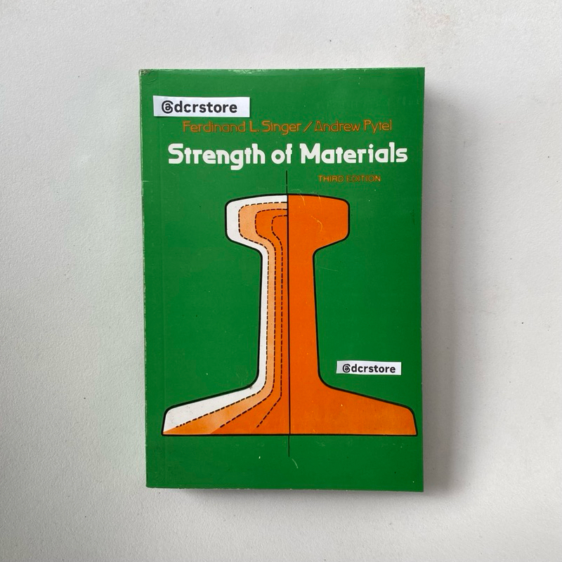 Strenght of Materials third edition by Ferdinand L. Singer | Shopee ...