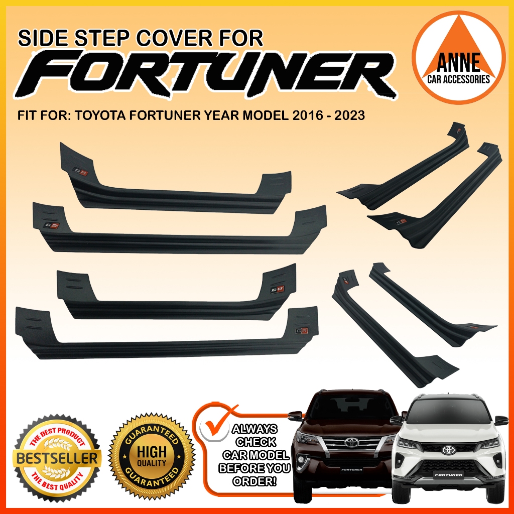 Outer Car Scuff Plate for Toyota Fortuner 2016 - 2023 w/TRD Logo Door ...