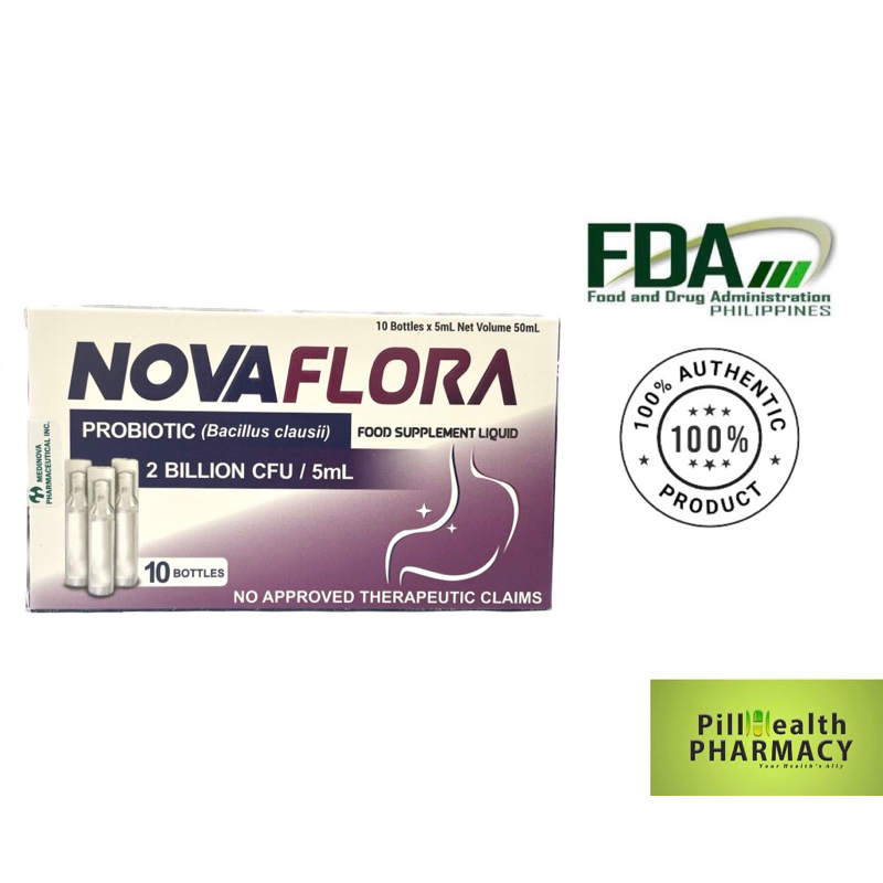 Probiotic (Bacillus Clausii) - 10 Bottles (Generic for Erceflora ...