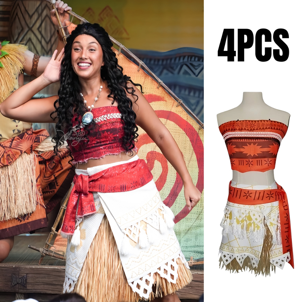 Moana Costume for Adults and Children Moana Short Skirt Cosplay Costume ...