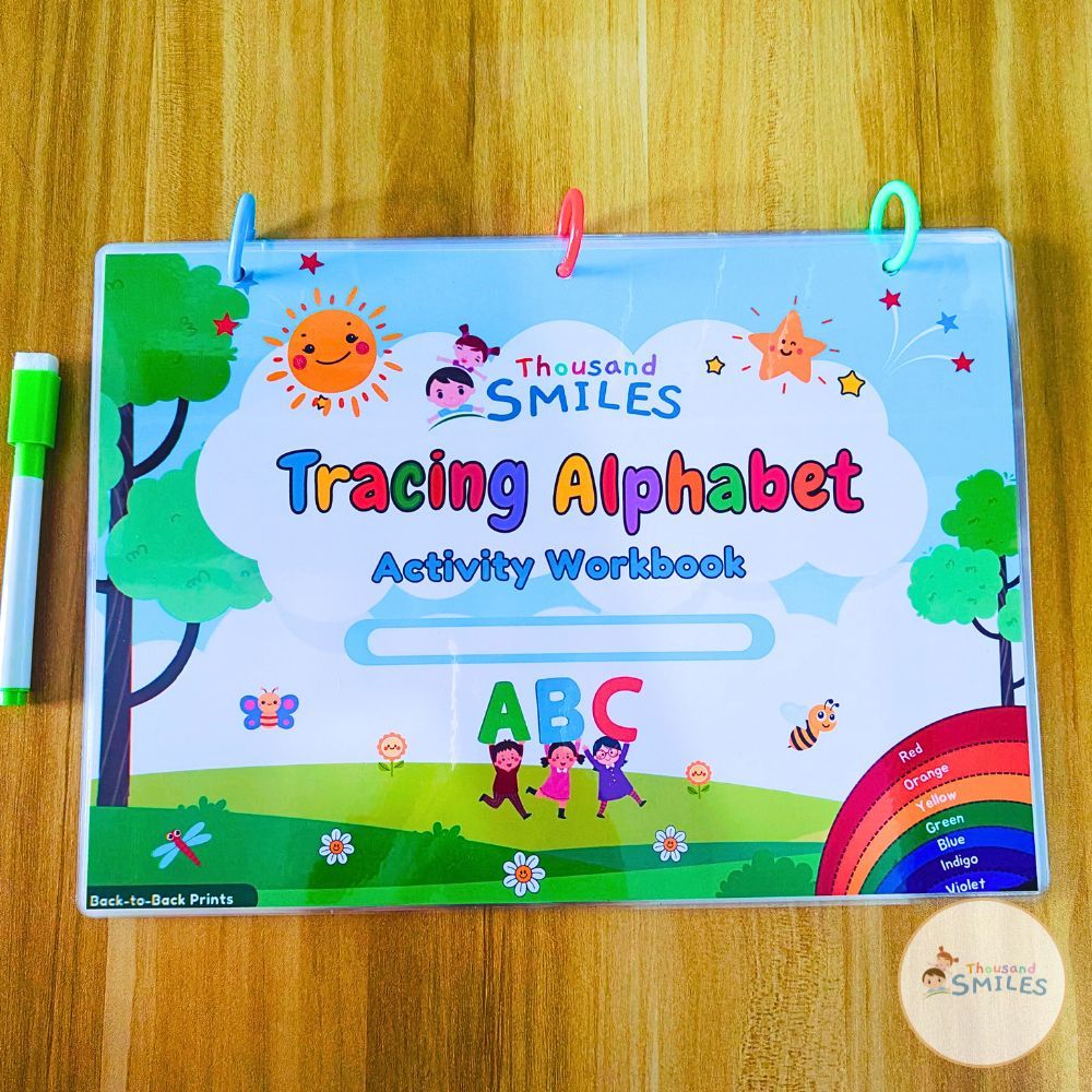Thousand Smiles Tracing workbook for kids Alphabet Letters ABC ...