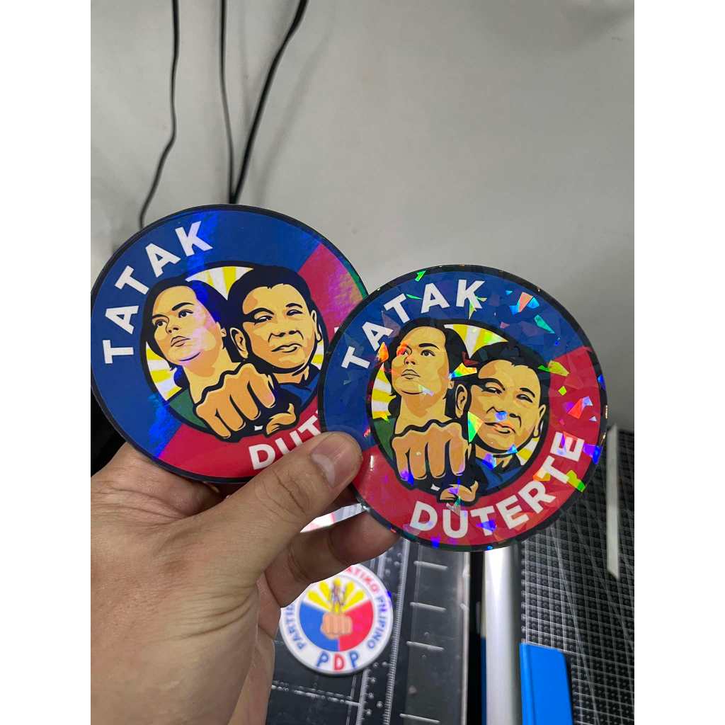Tatak DUTERTE PDP Laban STICKER waterproof scratch proof non faded ...