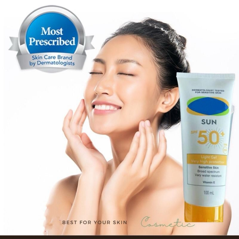 Sunblock SPF 50+ Light Gel (Face & Body) 100ml Sunscreen Protection ...