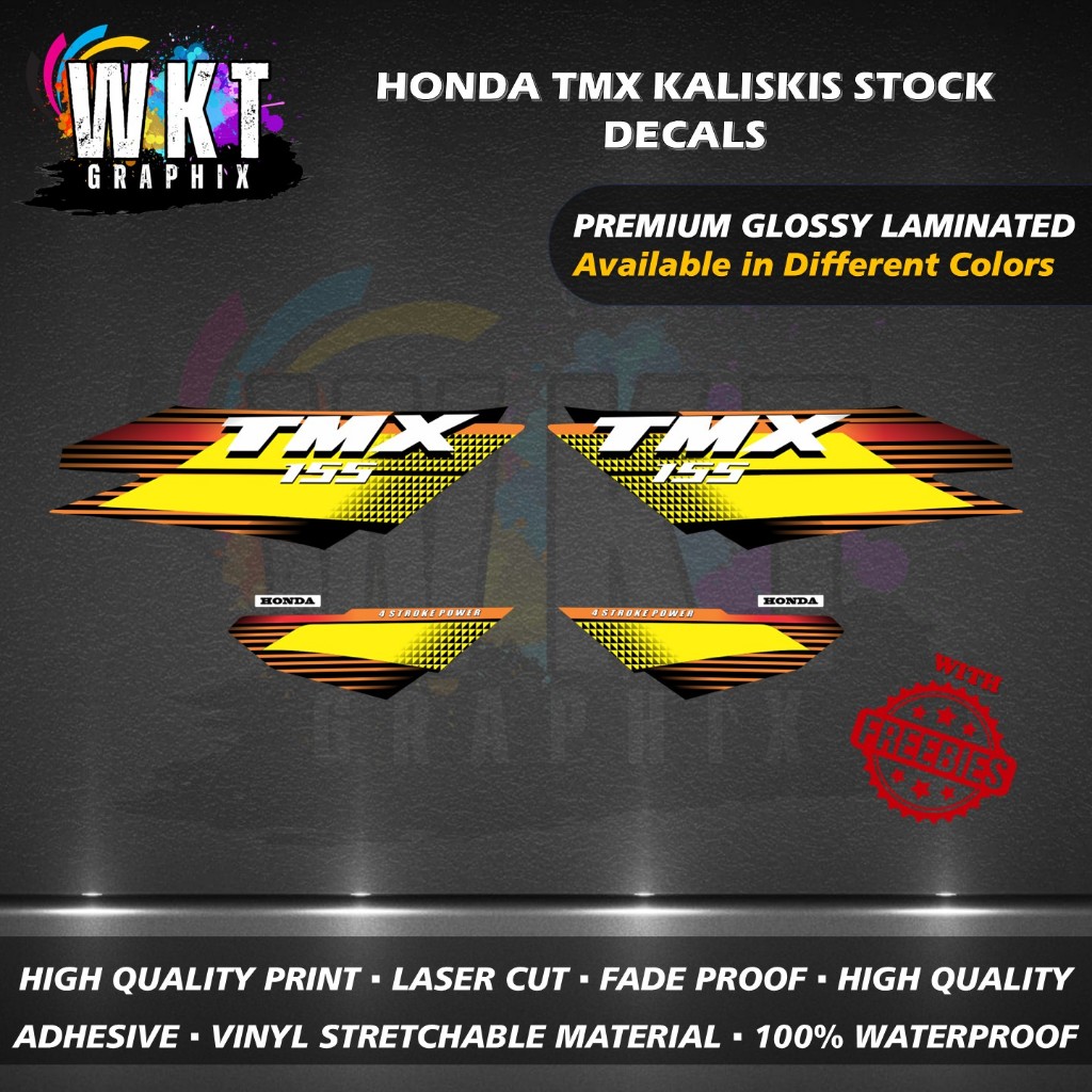HONDA TMX KALISKIS DECALS (WATERPROOF, LAMINATED, FADE PROOF) | Shopee ...