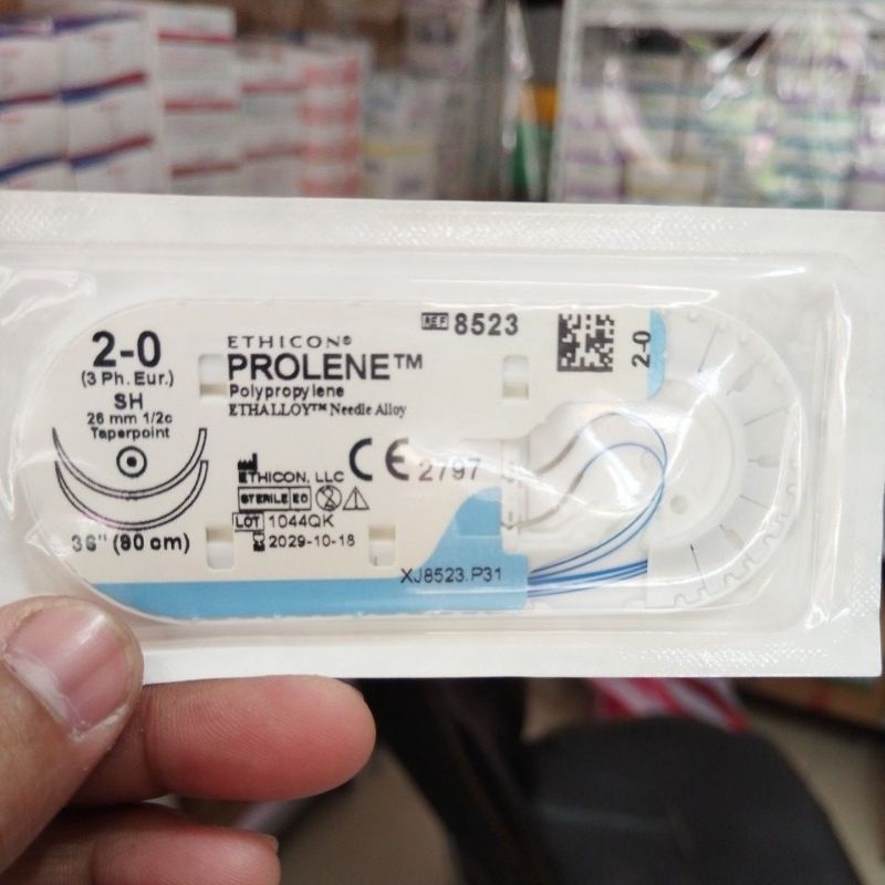 prolene 2-0 SH double arm round, per piece | Shopee Malaysia