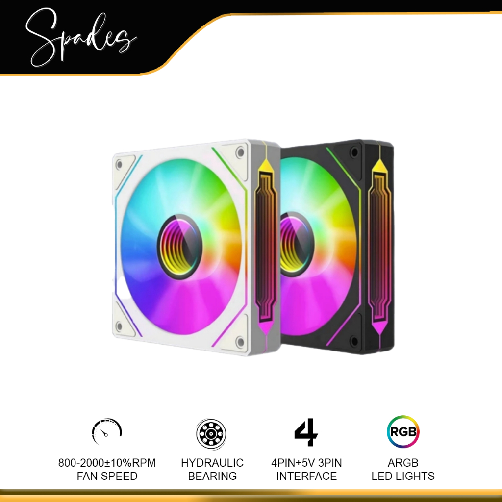 Jungle Leopard Prism 4 Pro ARGB CPU Fan 120mm 4Pin+5V 3PIN Interface ...