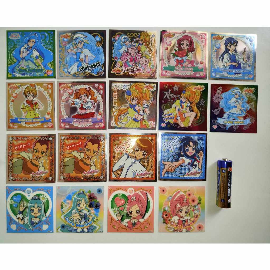 Pretty Cure Anime Stickers (Foil and Shiny) (Official) (Precure ...