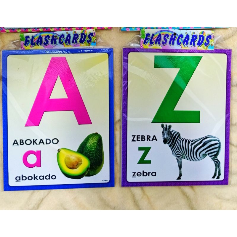 Flash Card Alphabet Jumbo | Shopee Malaysia