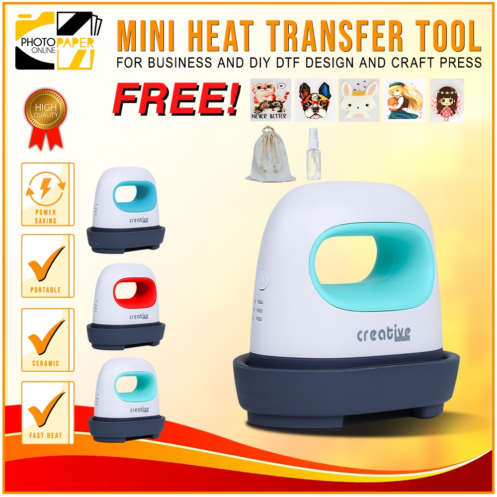 Creative Mini Heat Transfer Tool for DTF Design & Small Business ...