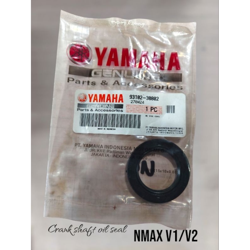 Crankshaft oil seal Yamaha nmax V1/V2 | Shopee Malaysia