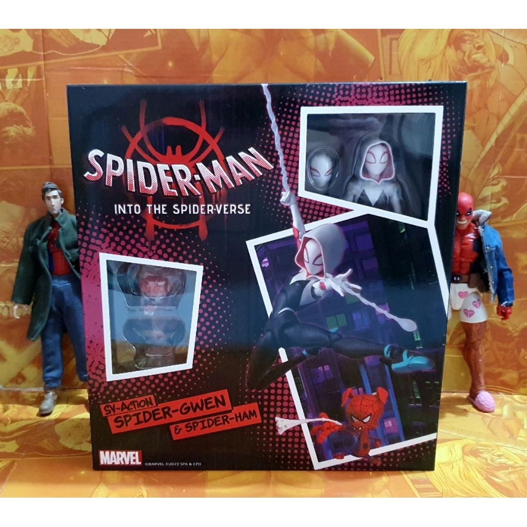 SENTINEL SV-ACTION SPIDER-GWEN AND SPIDER-HAM (SPIDER-MAN INTO THE ...