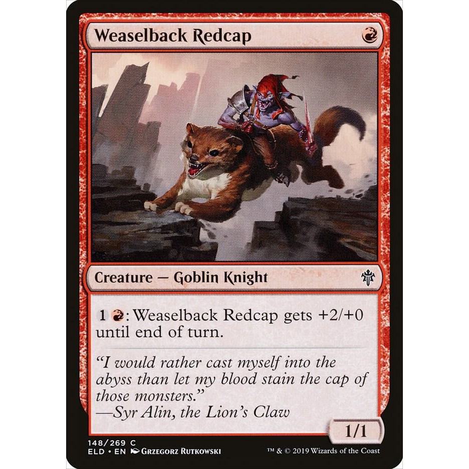 Weaselback Redcap (Foil) - Throne of Eldraine (ELD) | Shopee Malaysia