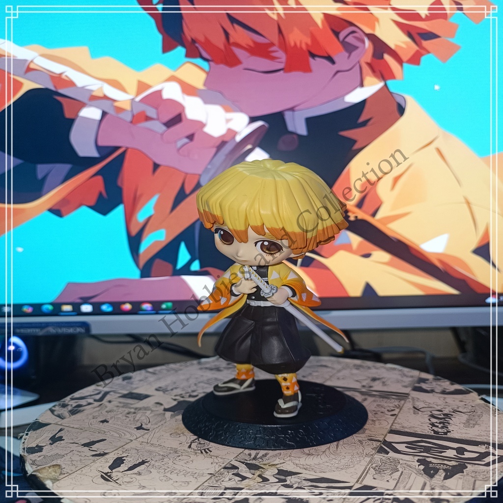 Authentic Zenitsu Agatsuma of Demon Slayer Qposket Figure | Shopee Malaysia